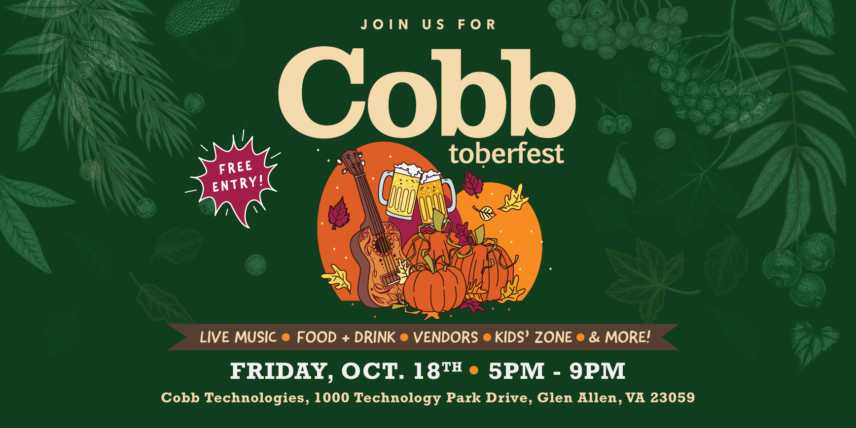 Cobbtoberfest 2024 - Fall Festival-Styled Fundraiser | Cobb Imprint